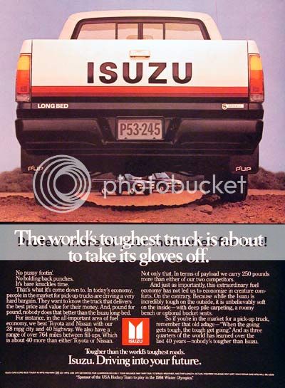Isuzu vintage ads | Isuzu SUV Forum
