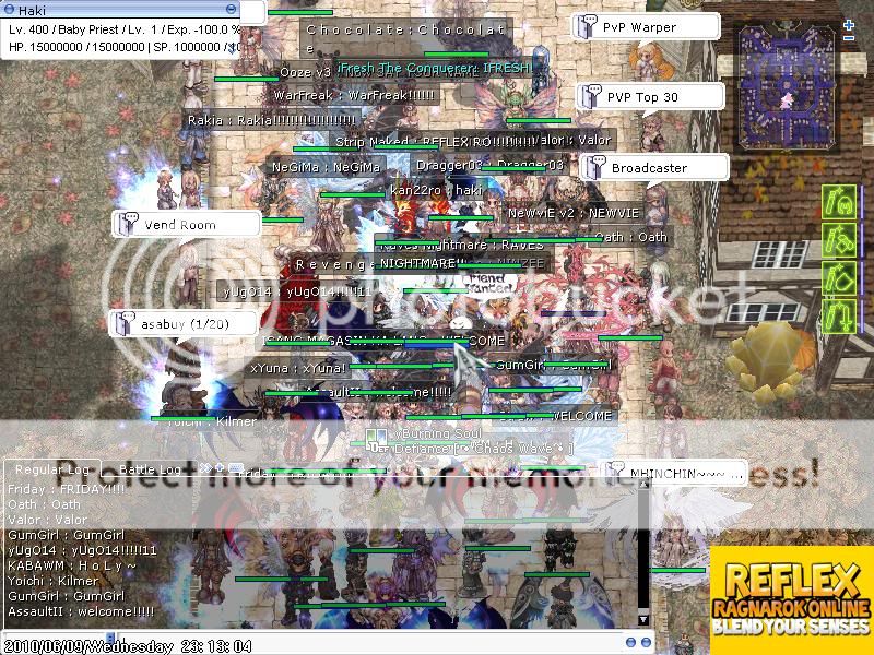 Reflex-RO Server Information - RMS Private RO Server Listing